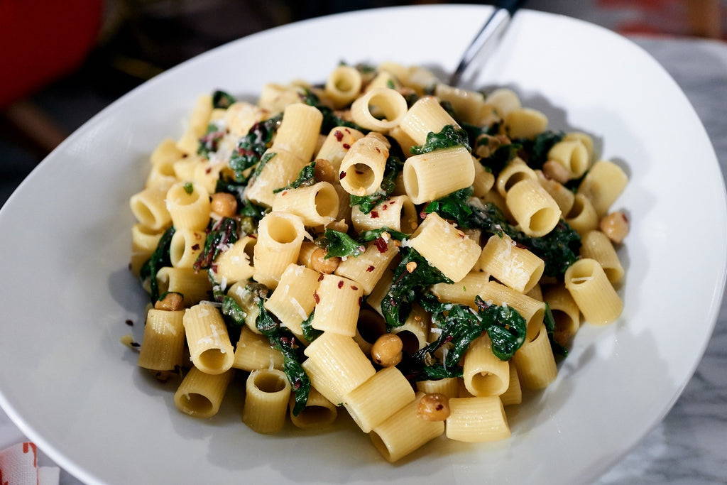 Pantry Mezzi Rigatoni with Greens Recipe – Giadzy