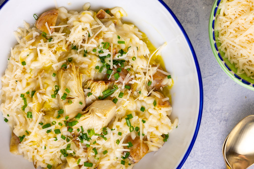 Easy Artichoke Risotto – Giadzy