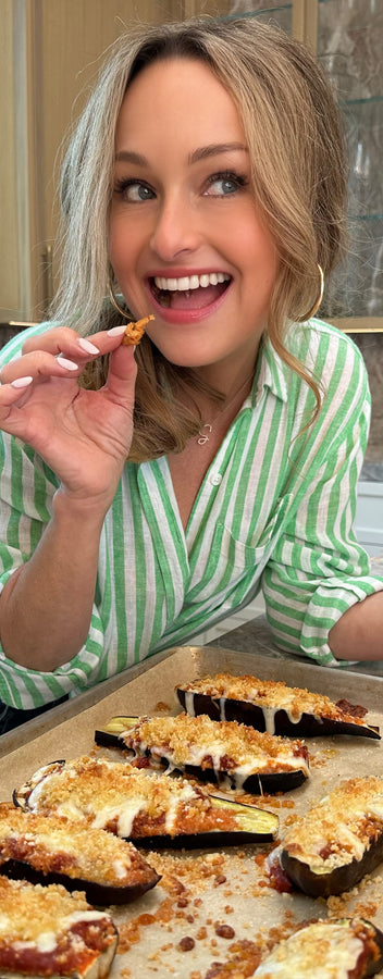 Giadzy Sheet Pan Eggplant Parmesan Recipe Video