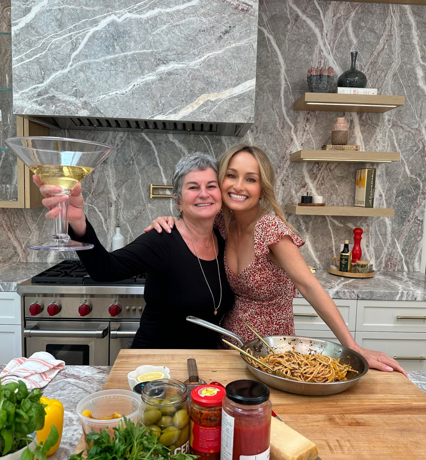 Live with Giada and Aunt Raffy: Spaghetti Alla Cabiria – Giadzy