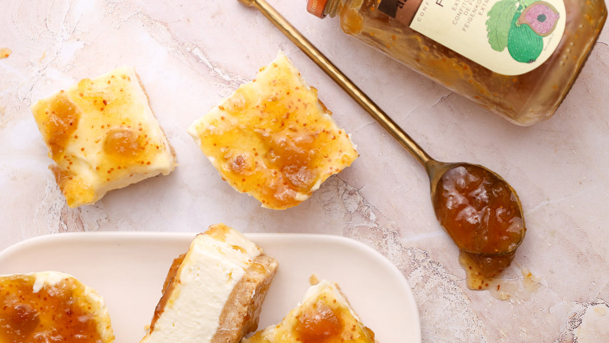 No Bake Cheesecake & Jam Bars Recipe Video – Giadzy