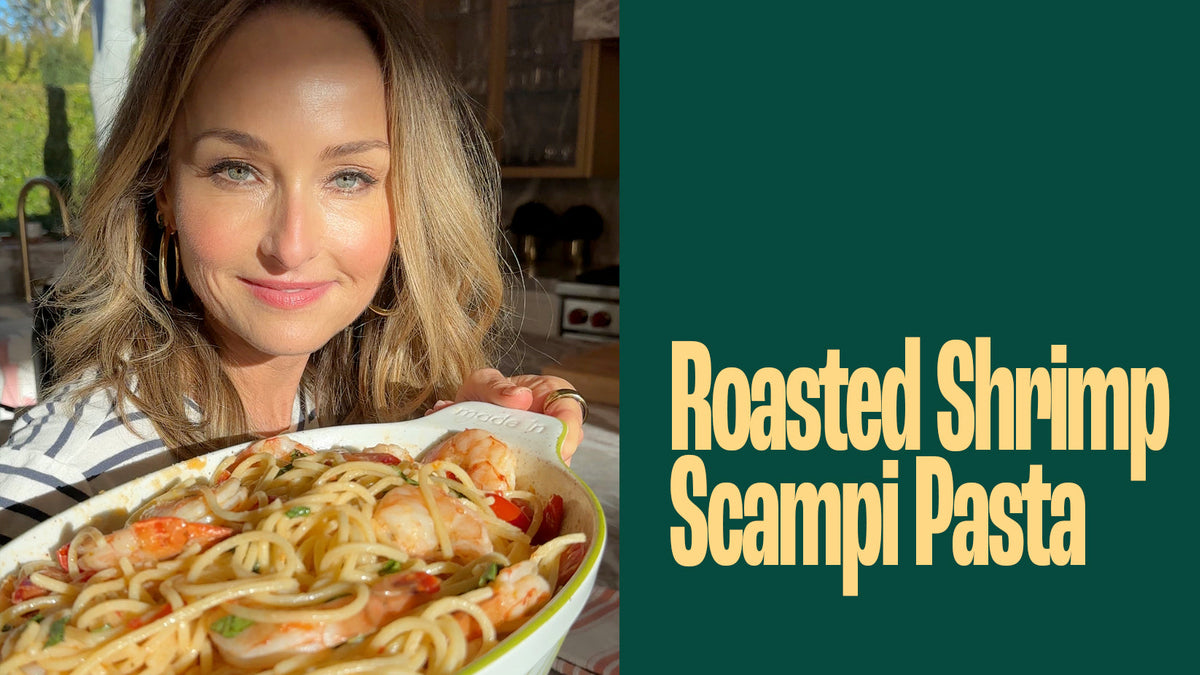 Watch Giada Make Roasted Shrimp Scampi Pasta! – Giadzy