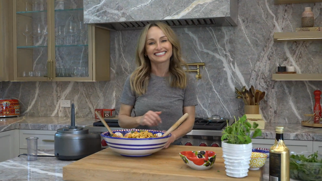 Live with Giada: Sicilian Pesto Pasta Salad – Giadzy