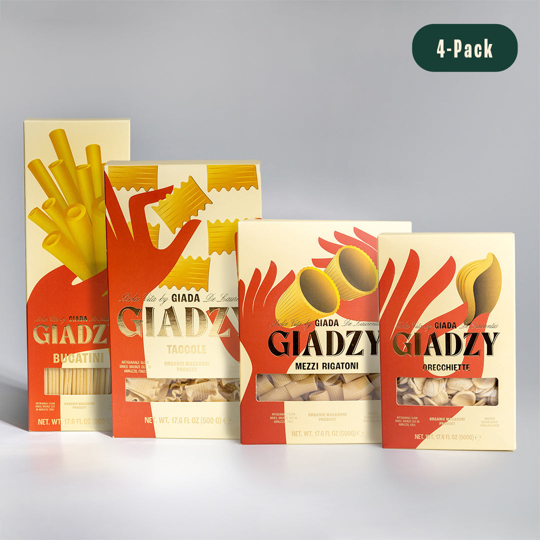 Giadzy Variety 4-Pack Organic Pasta by Giada De Laurentiis