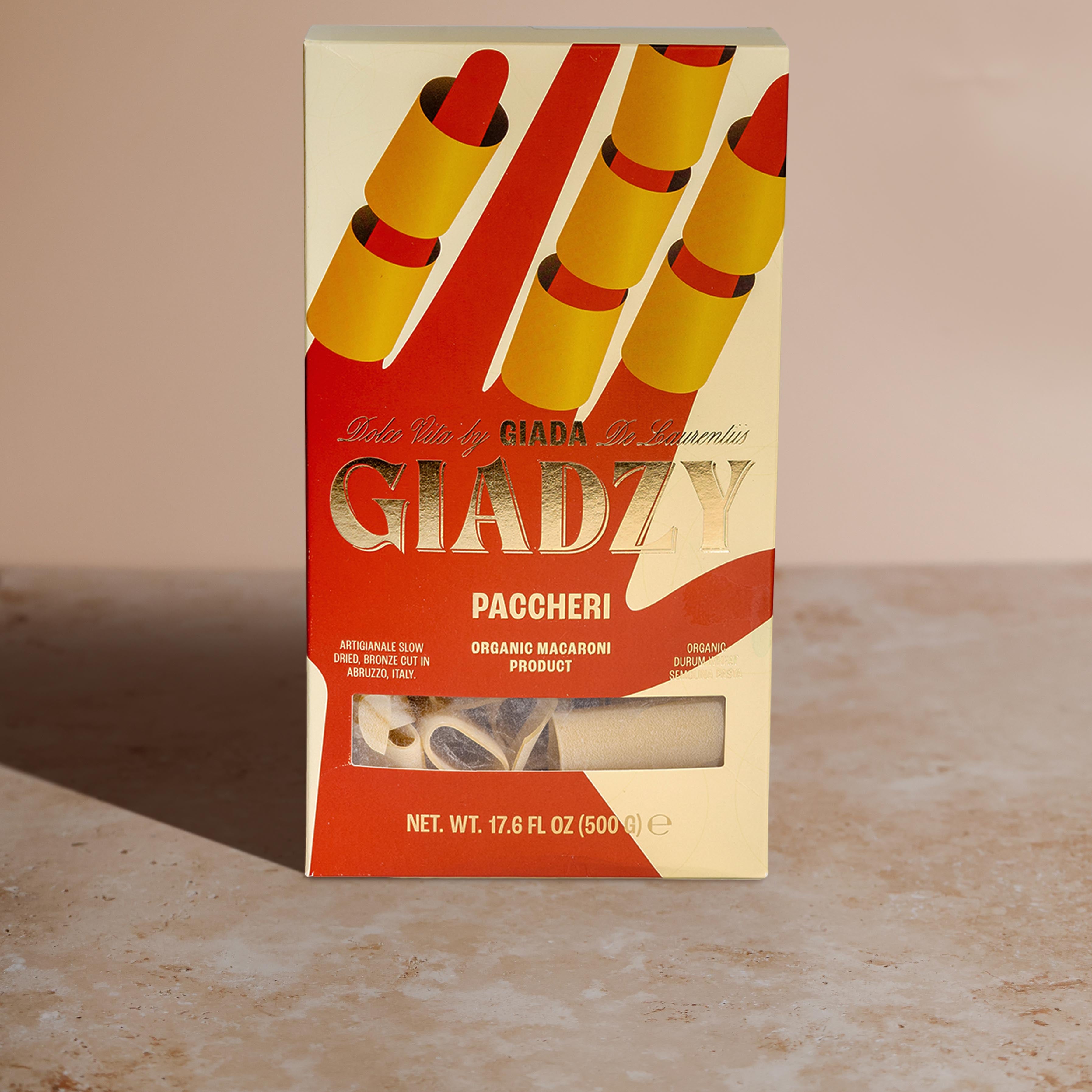 Giadzy Paccheri Pasta by Giada De Laurentiis